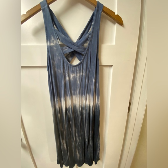 American Eagle Outfitters | Dresses | Blue Tie Dye American Eagle Dress ...